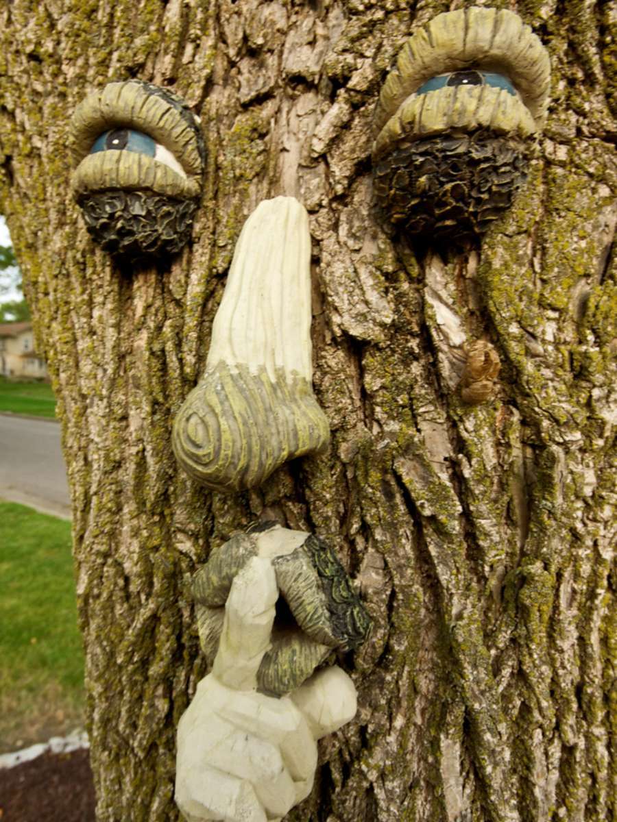 10+ Halloween Tree Face Ideas (DIY & Store-Bought) | The Holidays and ...